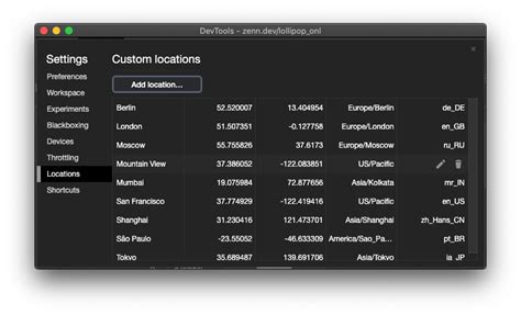 Chrome Devtools の Sensors タブを使ってみよう