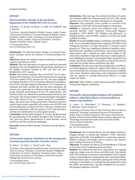 Pdf Transcranial Magnetic Stimulation In The Management Of Autism Spectrum Disorder Narrative