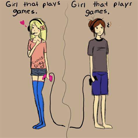 Gamer Girl Vs Girl Who Plays Games Gamer Girl Vs Girl Who Plays Games