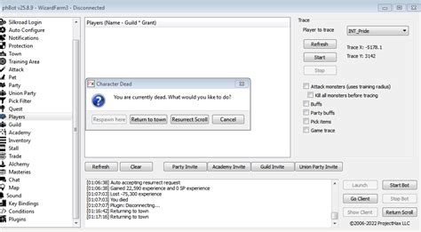Bug Cannot Reconnect When Dc While Dead Cannot Relaunch Client If Failed To Load Testing