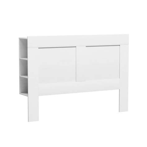 Artiss Bed Frame Double Size Bed Head With Shelves Headboard Bedhead