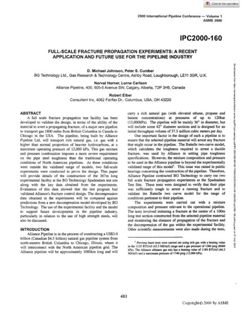 Pdf Full Scale Fracture Propagation Experiments A Recent Application And Future Use For The