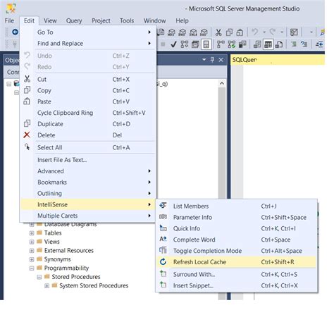 Sql Server Invalid Object Name But Tables Are Listed In Ssms Tables
