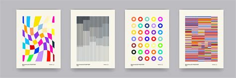 기하학적 패턴 배경 벡터 추상 현대 미술 포스터 여러 가지 빛깔의 노란색 파란색 빨간색 및 녹색 색상 트렌디한 패턴 배경이 설정됩니다 현대 Opart 0명에 대한 스톡 벡터