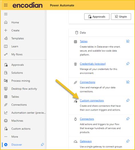 Update An Existing Flowr Custom Connector Encodian Customer Help