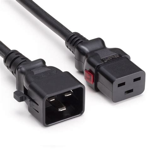 Twylock® Usa Iec C20 To C19 20a Sjtw Dual Locking Cords Multiple Colo