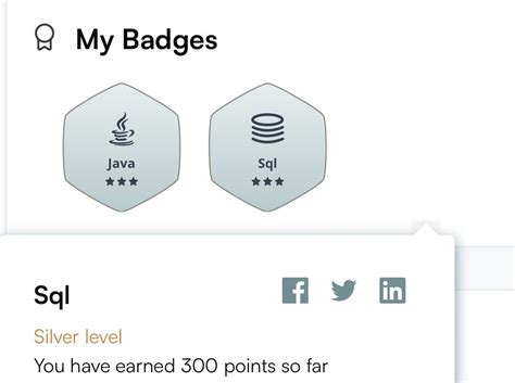 Navanita Das On Linkedin Just Earned The Silver Badge⭐️⭐️⭐️ For Sql On Hackerrank