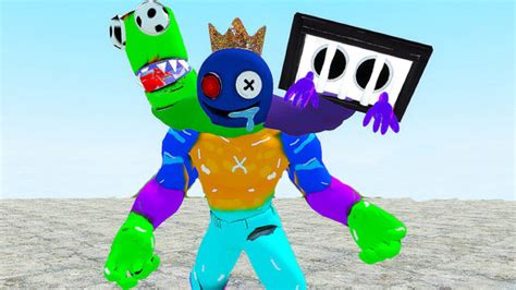 ТРЕХ ГОЛОВЫЙ РАДУЖНЫЙ ДРУЗЬЯ В ГАРРИС МОД Rainbow Friends в Garrys Mod Malimus Дзен