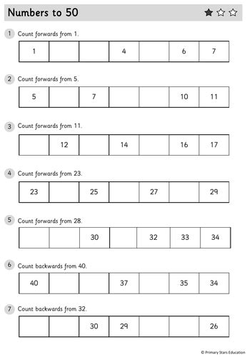 Year 1 Place Value Within 50 White Rose Week 5 Block 2