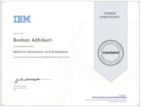 Im Happy To Share That Ive Obtained A New Certification Python For