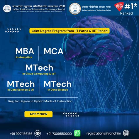 Iitpatna Iiitranchi Highereducation Mtech Mba Datascience Ai
