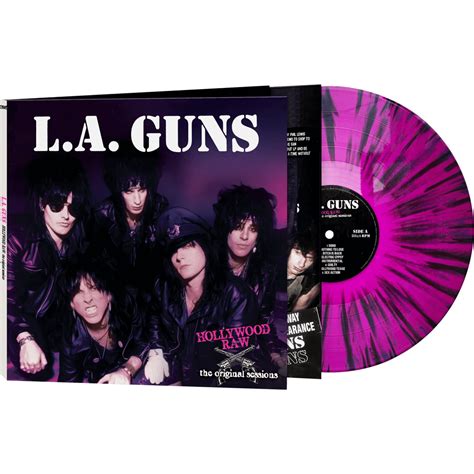 L A Guns Hollywood Raw The Original Sessions Splatter Vinyl