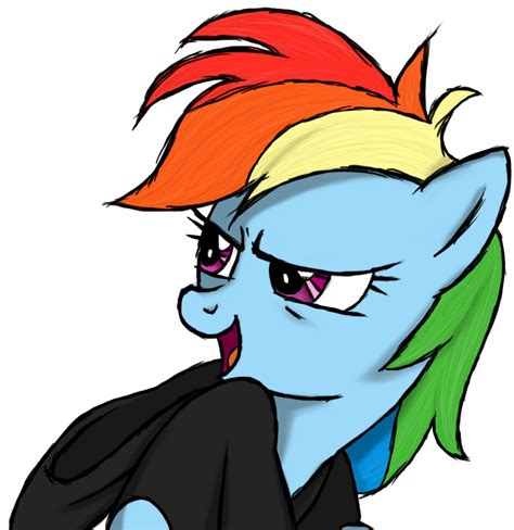 Rainbow Dash Devious Smile By Raynebowcrash On Deviantart
