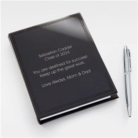 Engraved Black Metal Journal