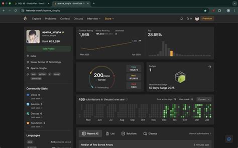 Leetcode Codingjourney Milestone Resilience Growthmindset