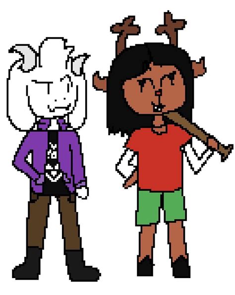 I Made Some Dess And Asriel Sprites Deltarune