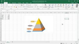 Pyramid Chart In Microsoft Excel Excel Pyramid Infographic Infographicsguide Infographics Guide