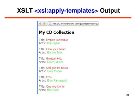 Xsl Apply Templates