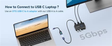 Amazon Com USB 3 0 Switch ABLEWE KVM Switch Selector 2 Computers