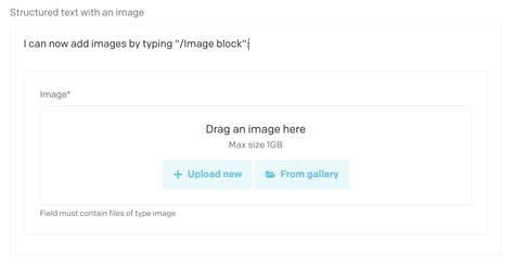 How To Add Images To My Structuredtext In A Block Item 🆘 Support