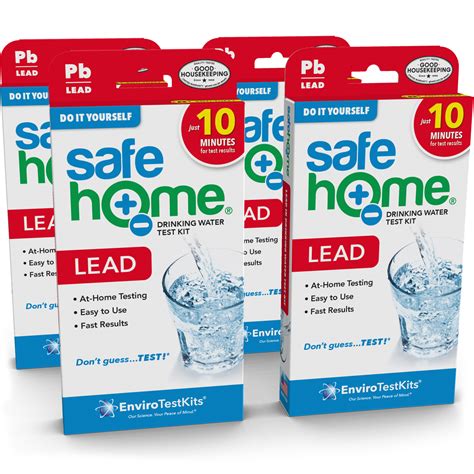 Lead Drinking Water Test Kit You Test At Home 4 Pk