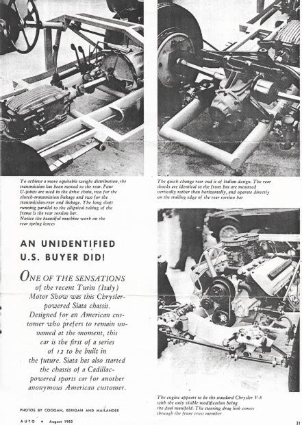 39 Years Owned 1952 Siata 200cs By Bertone For Sale On Bat Auctions