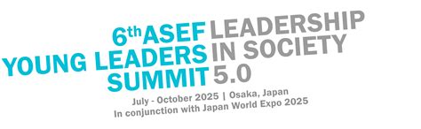 6th Asef Young Leaders Summit Asefyls6 Asia Europe Foundation Asef