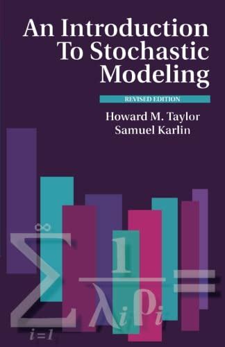 An Introduction To Stochastic Modeling Taylor Howard M 9781483207018 Abebooks