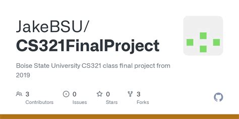 Github Jakebsucs321finalproject Boise State University Cs321 Class Final Project From 2019