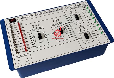 Multiplexer And Demultiplexer Trainer Kit