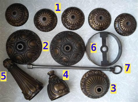 Полилей месинг на части за декорация Осветление Бургас Продавам части от винтидж месин