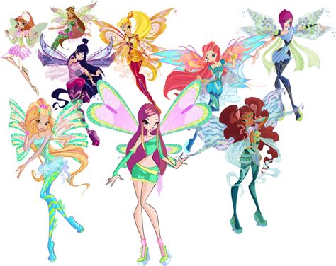 9 Transformation Winx Club Girls By Bioniclins On Deviantart