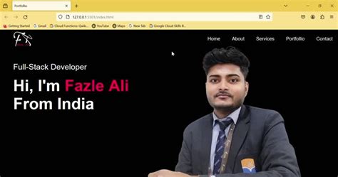 Fazle Ali On Linkedin 🌟 Excited To Share My Portfolio Website With You