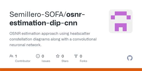 Github Semillero Sofaosnr Estimation Dip Cnn Osnr Estimation