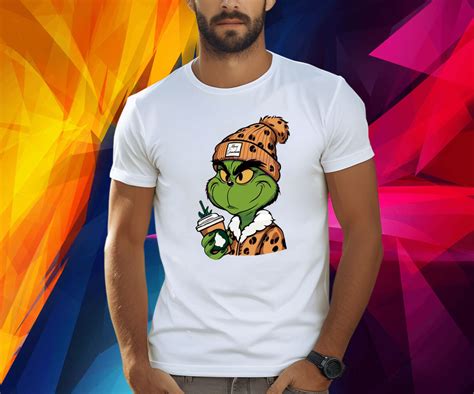 Grinch Boujee Merry Grinchmas Leopard Shirt