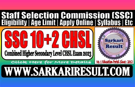 Ssc 102 Chsl 2023 Final Result With Marks 2024