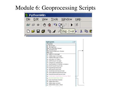 ppt module 6 geoprocessing scripts powerpoint presentation free