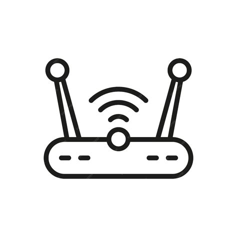 premium vector wifi router icon