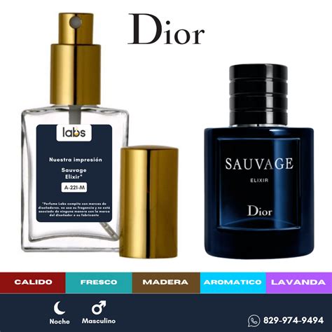 Sauvage Elixir Dior Perfume Labs República Dominicana