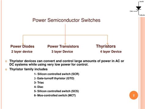 Ppt Thyristor Devices Silicon Controlled Rectifiers Scr Powerpoint Presentation Id 759456