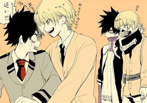 Boku No Hero Academia Midoriya Izuku Himiko Toga Version Male Dabi Anime Divertente
