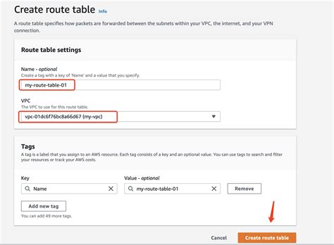 vpc public subnet的创建 aws workshop