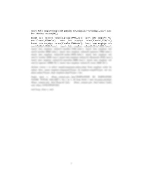 solution pl sql program to display highest salary of the employee