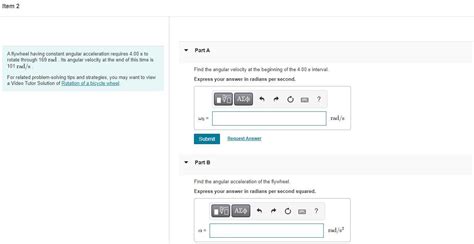 Solved A Flywheel Having Constant Angular Acceleration Chegg