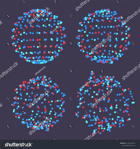 Molecular Structure Vector Digital Connection Science Stock Vector Royalty Free 1183354474