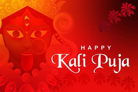 Premium Vector Happy Kali Puja Maa Kali Puja Banner