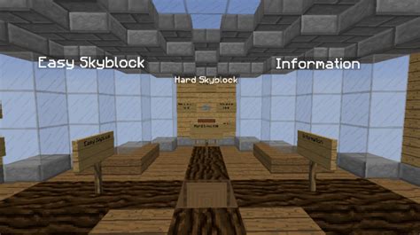 Skyblock Hub Minecraft Map