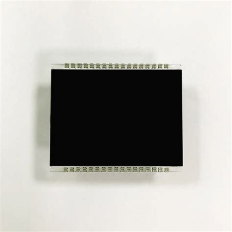 Customized Custom Va 7 Segment Lcd Display Pin Connect With Backlight