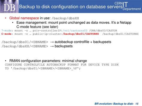 ppt backup and restore of oracle databases introducing a disk layer
