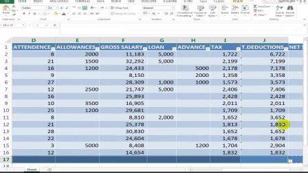 How To Create Salary Sheet And 500 Payslips In 01 Minute With Excel Business Classes